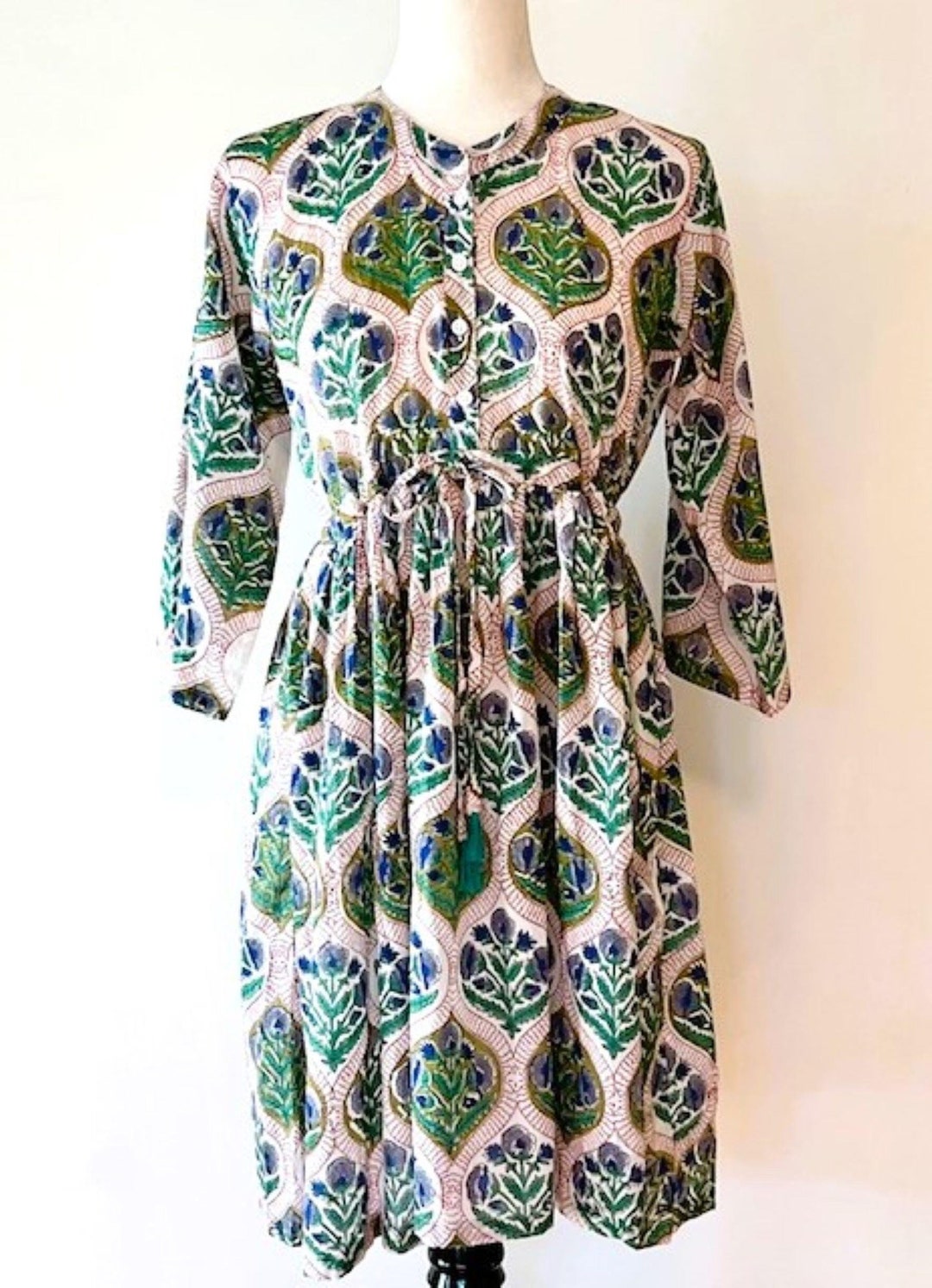 Dresses: Transitional Block Print Cotton Works Well for the Upcoming ...