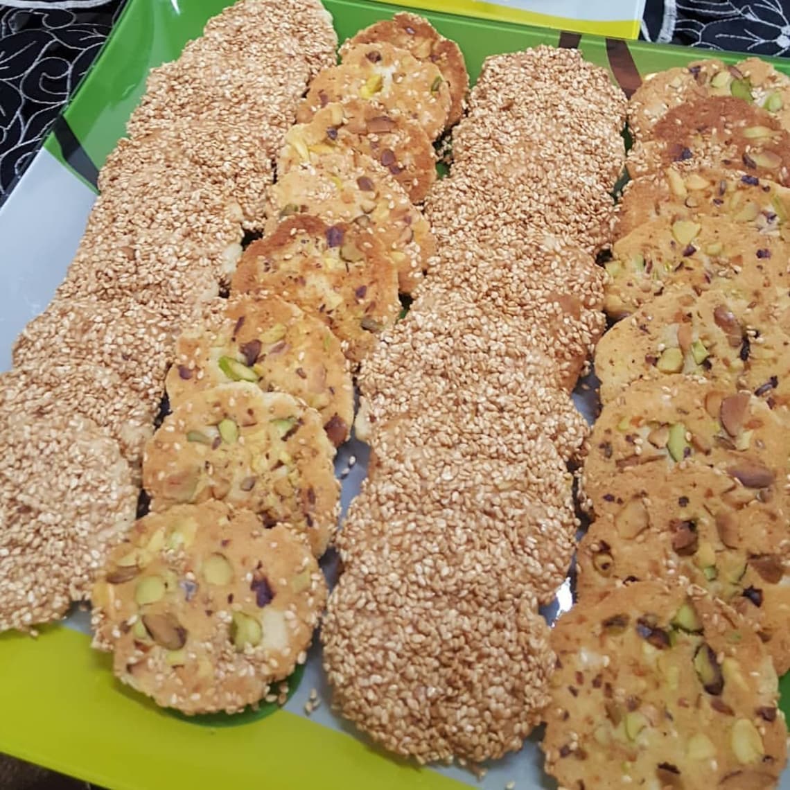 Barazek Cookies (برازق) Syrian Specialty, Sweets, Desserts, Cookies ...