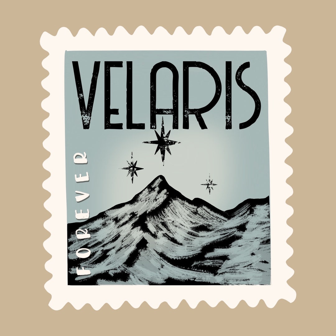 Velaris Stamp Sticker, ACOTAR, A Court of Thorns and Roses, Booktok ...