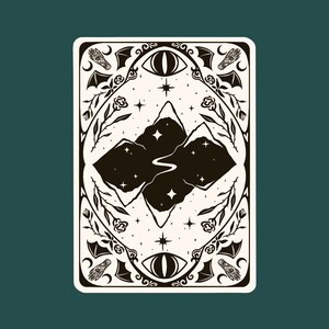 ACOTAR Playing Cards Sticker Pack, Fantasy Sticker Bundle, Rhysand ...