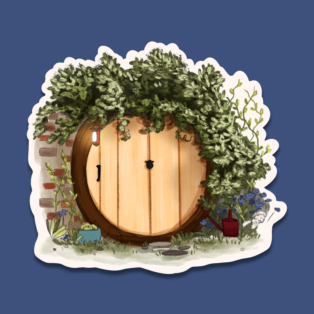 Hobbit Home Sticker, the Hobbit, Lotr, Lord of the Rings, Sam Wise ...