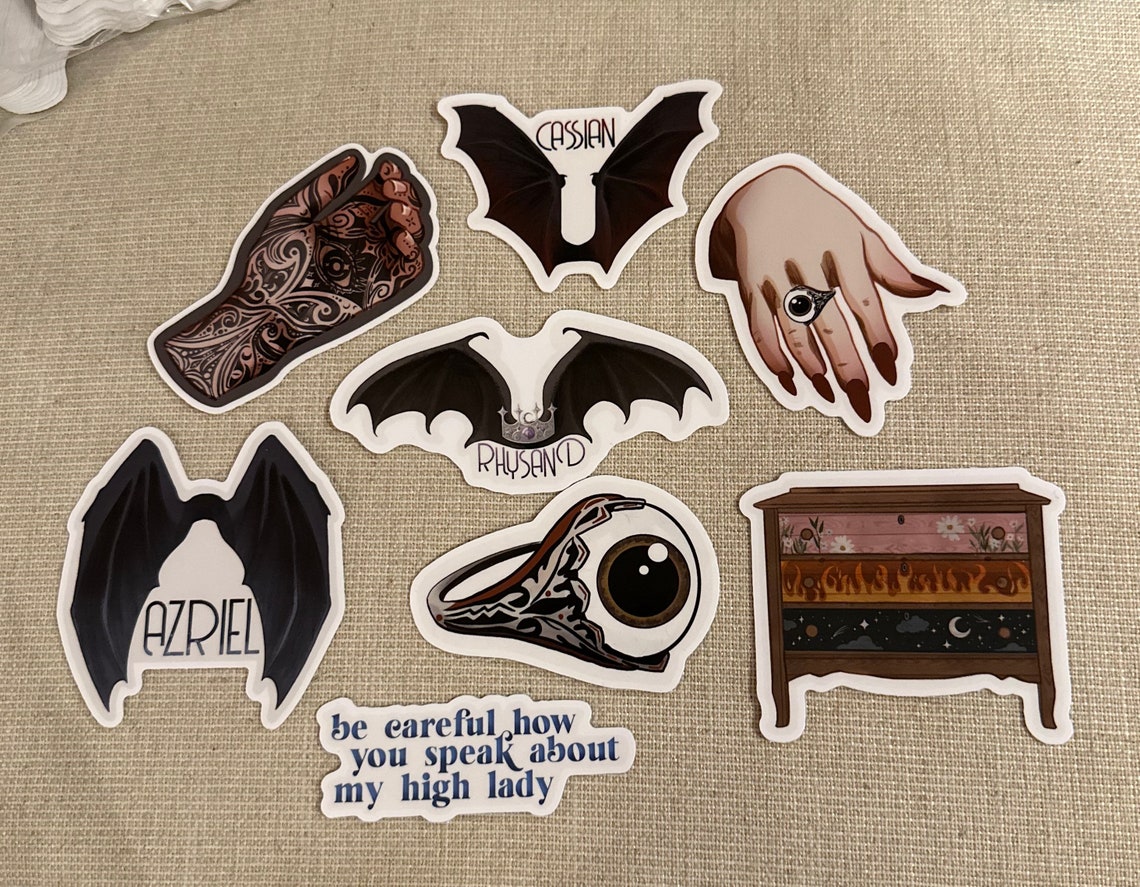 High Lady Quote Sticker, ACOTAR Merch, A Court of Thorns and Roses ...