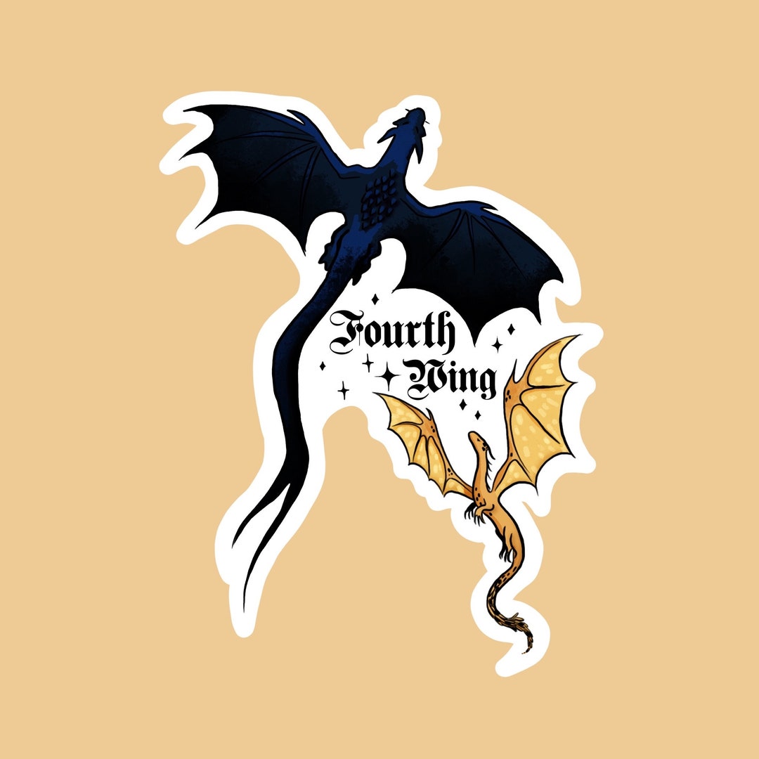 Fourth Wing Sticker, Dragons, Booktok Sticker, Violence, Xaden - Etsy