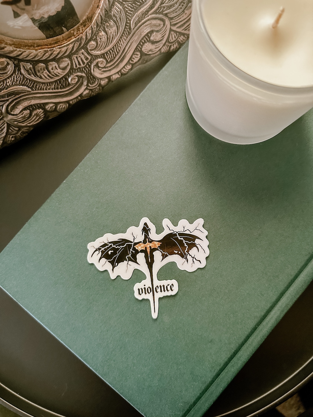 Violence, Fourth Wing, Violet, Sticker, Booktok, Iron Flame, Violet ...