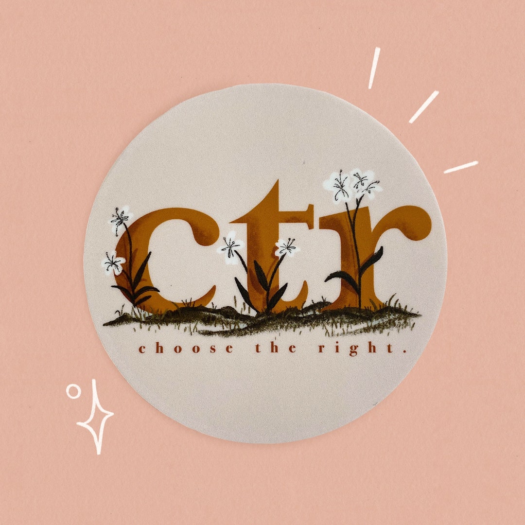 CTR Vinyl Sticker - Etsy