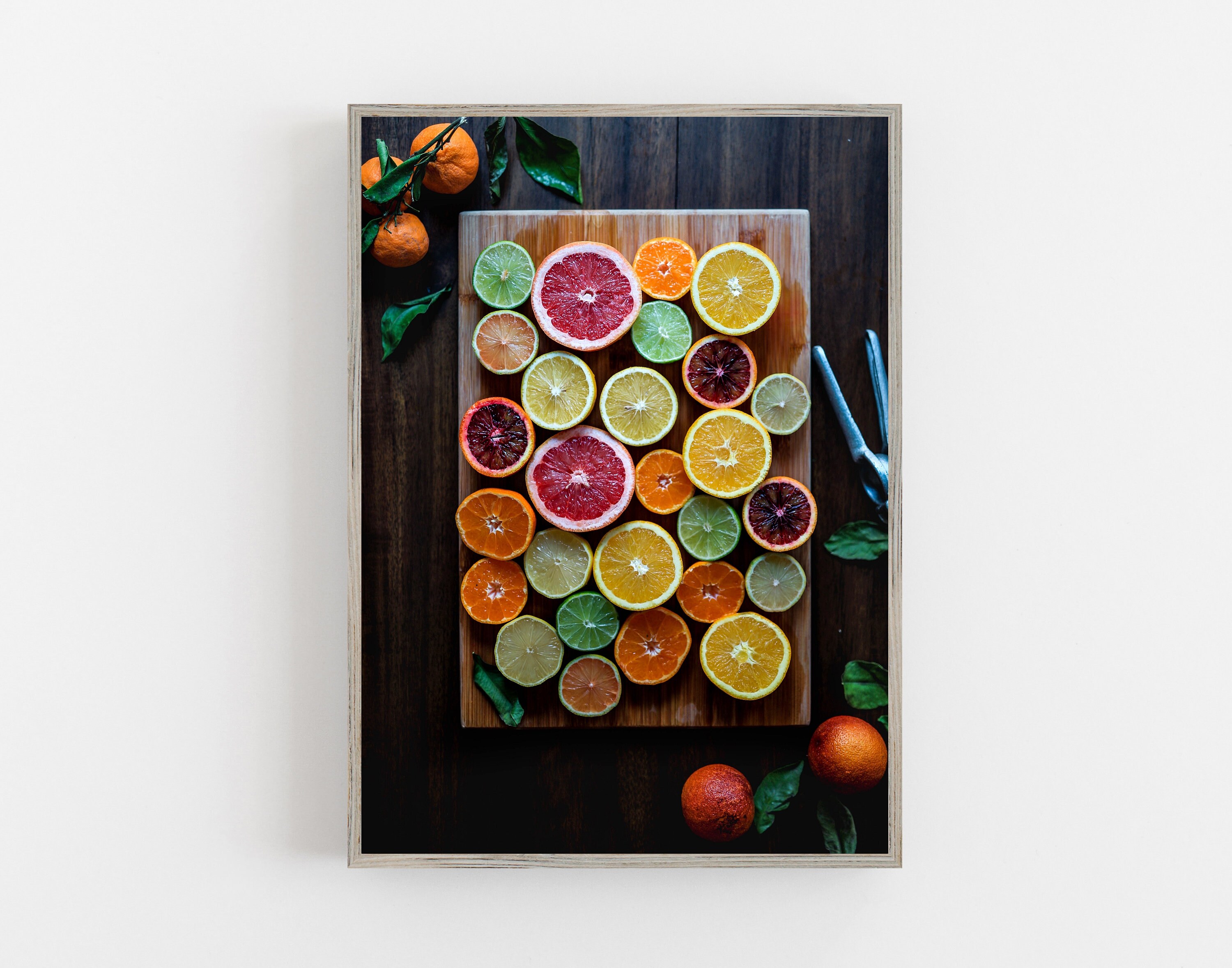 Citrus Fruit Display Kitchen Print Modern Print Home Decor - Etsy España