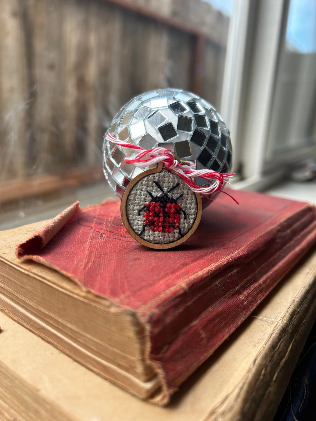 Mini Ladybug Cross Stitch - Etsy