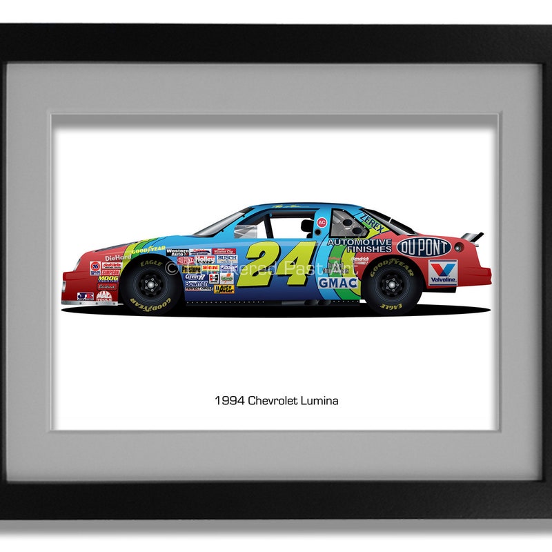 Jeff Gordon Car Art - Etsy