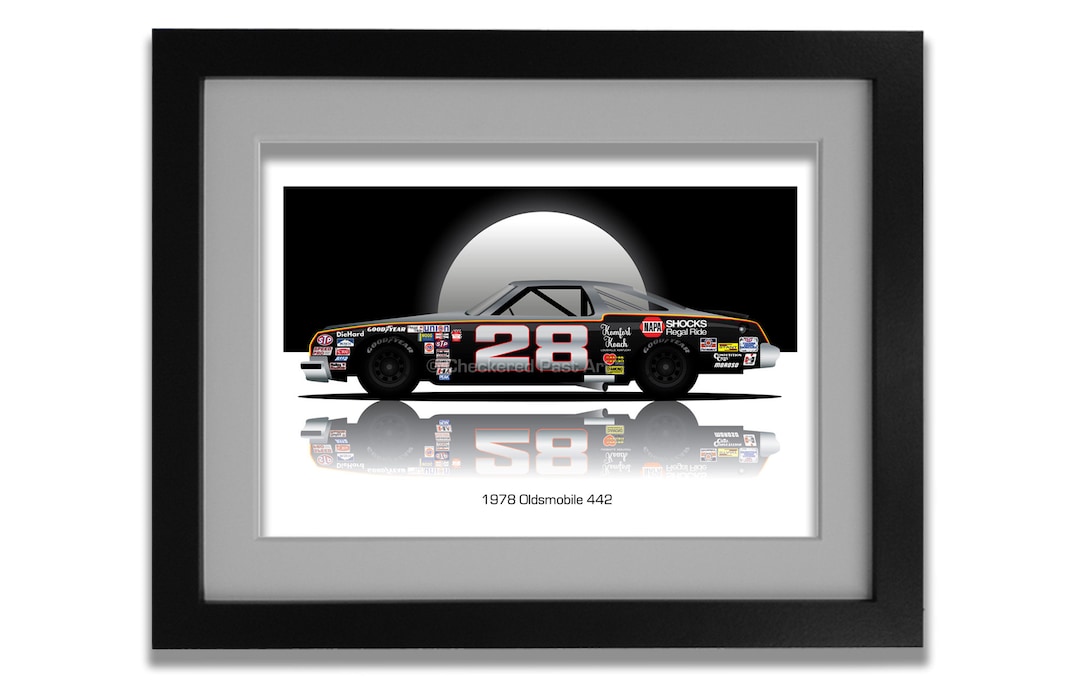 Buddy Baker, Gray Ghost, 1980 Daytona 500 Winning Race Car, Digital Download, NASCAR, Vintage ...