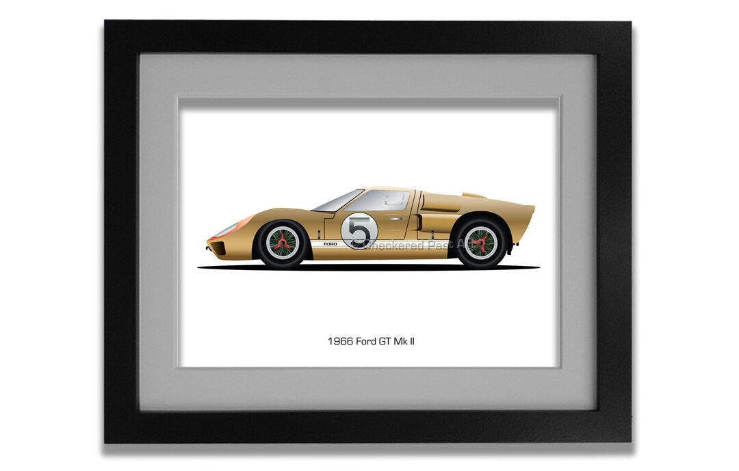 Ford GT40 Race Car Print: Classic Auto Decor (digital Download) - Etsy