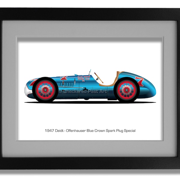 Indy Car Poster - Etsy
