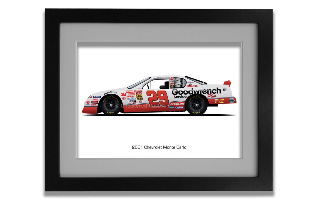 Kevin Harvick 2001 Atlanta Win Car Art: NASCAR Poster (digital Download ...