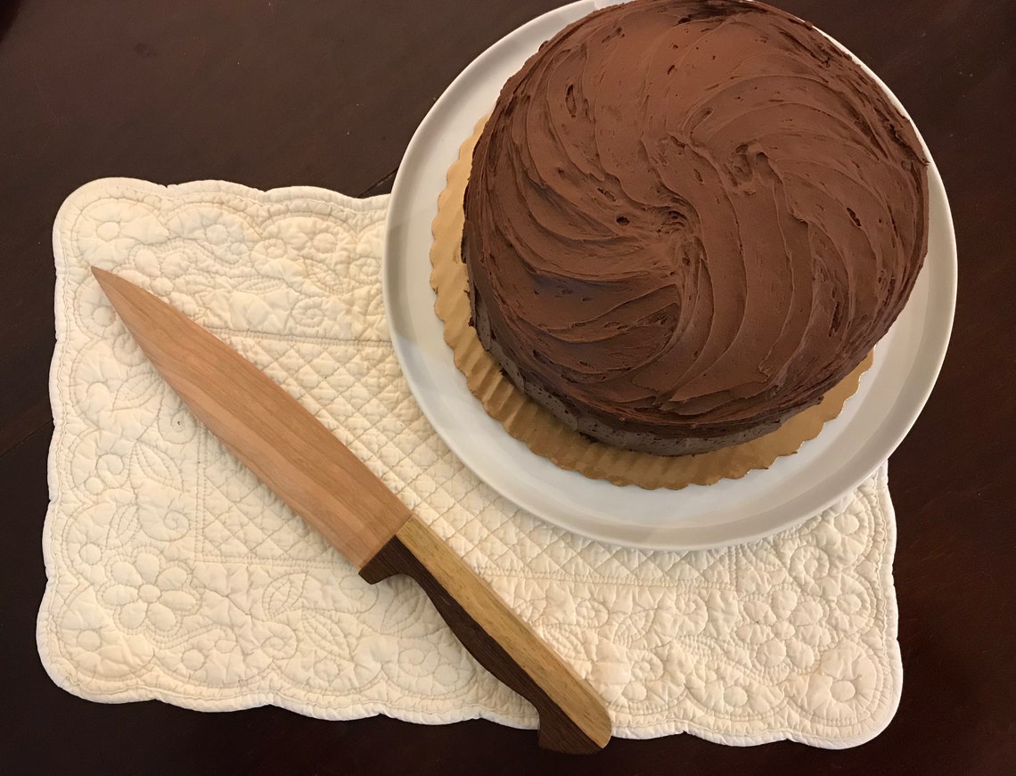 Wooden Cake Knife - Etsy