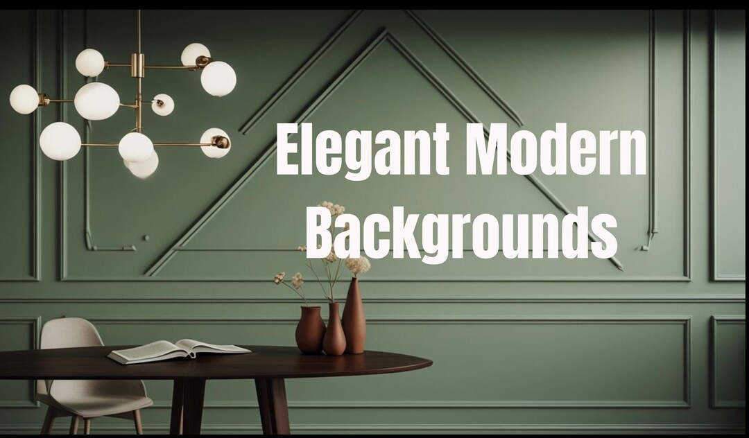 Set of 5 Elegant Modern Interior Virtual Backgrounds - Etsy