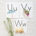 Watercolor Nature Alphabet Banner Classroom Decor - Etsy