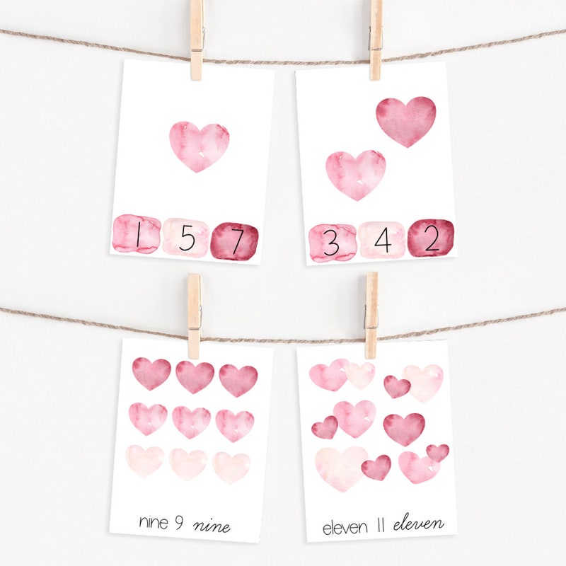 Count and Clip Cards - Etsy