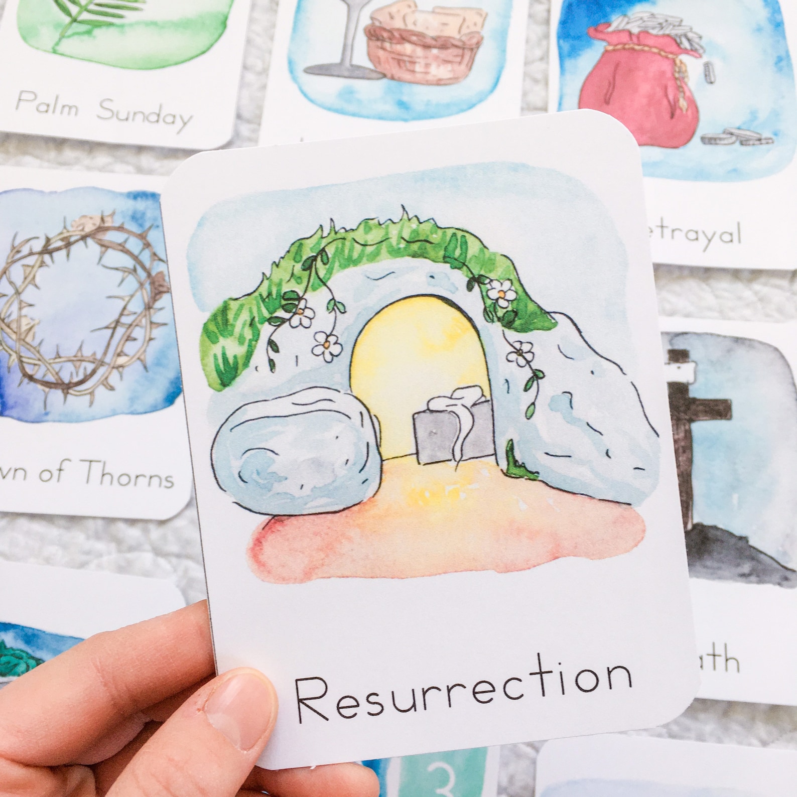 Easter Story Cards - Etsy