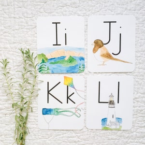 Watercolor Nature Alphabet Banner Classroom Decor - Etsy