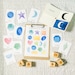 Watercolor Shapes Poster and 3 Part Cards Homeschool Montessori Early ...