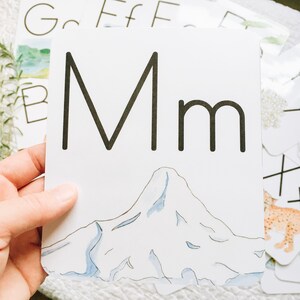 Watercolor Nature Alphabet Banner Classroom Decor - Etsy