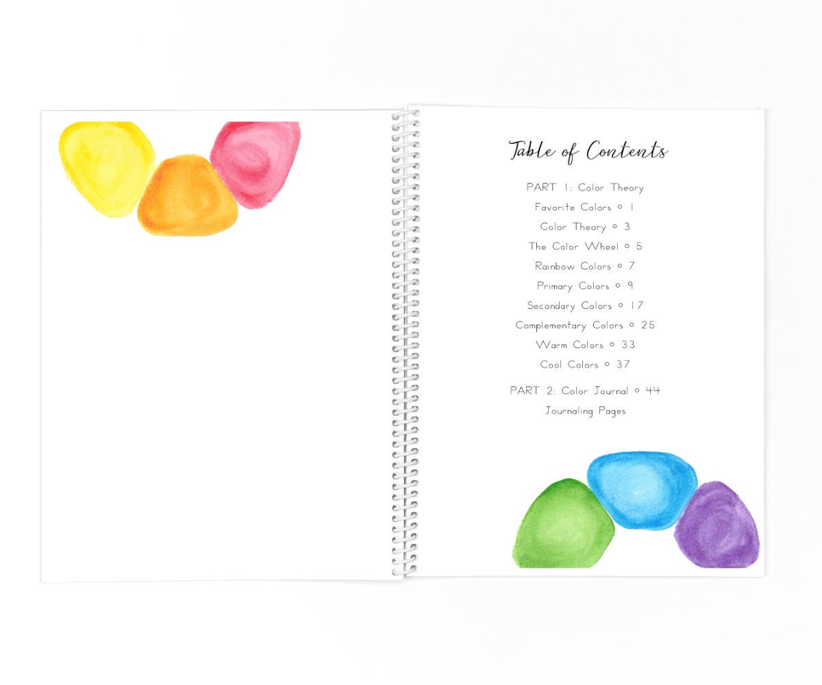 Colors Art Journal - Etsy