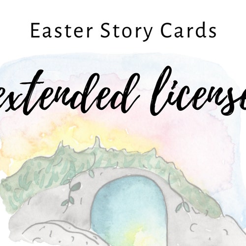 Easter Story Cards - Etsy