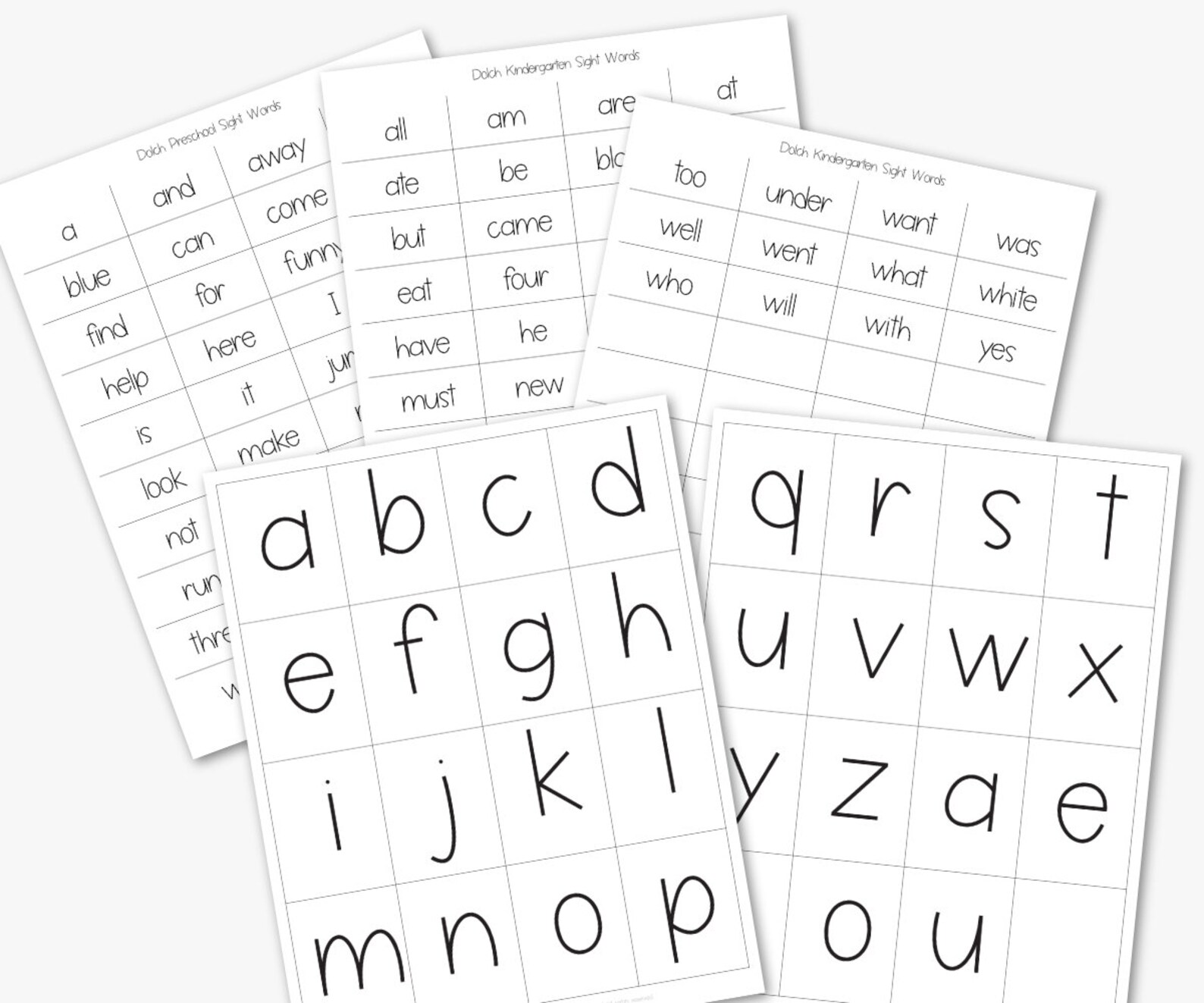 Short Vowel CVC Word Family Printable Activities Etsy