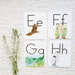 Watercolor Nature Alphabet Banner Classroom Decor - Etsy