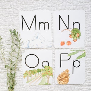 Watercolor Nature Alphabet Banner Classroom Decor - Etsy