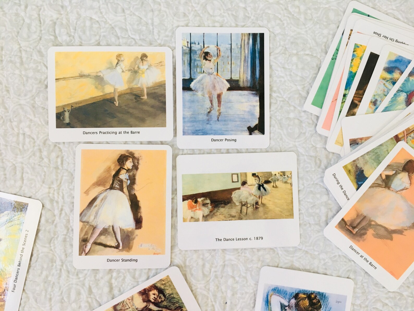 Degas Ballerina Flashcards Digital Download - Etsy