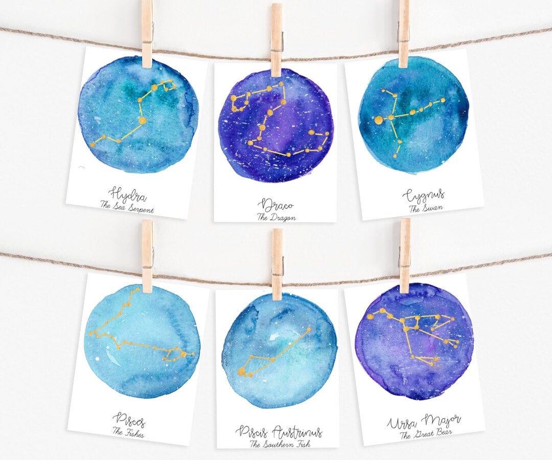 Constellations: Animals in the Night Sky 3 Part Cards, Homeschool ...