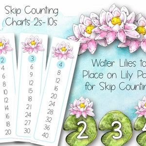 Lily Pad Number Line, Interactive Play Based Math Learning Activity ...