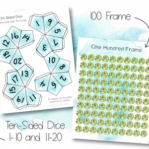 Lily Pad Number Line, Interactive Play Based Math Learning Activity ...