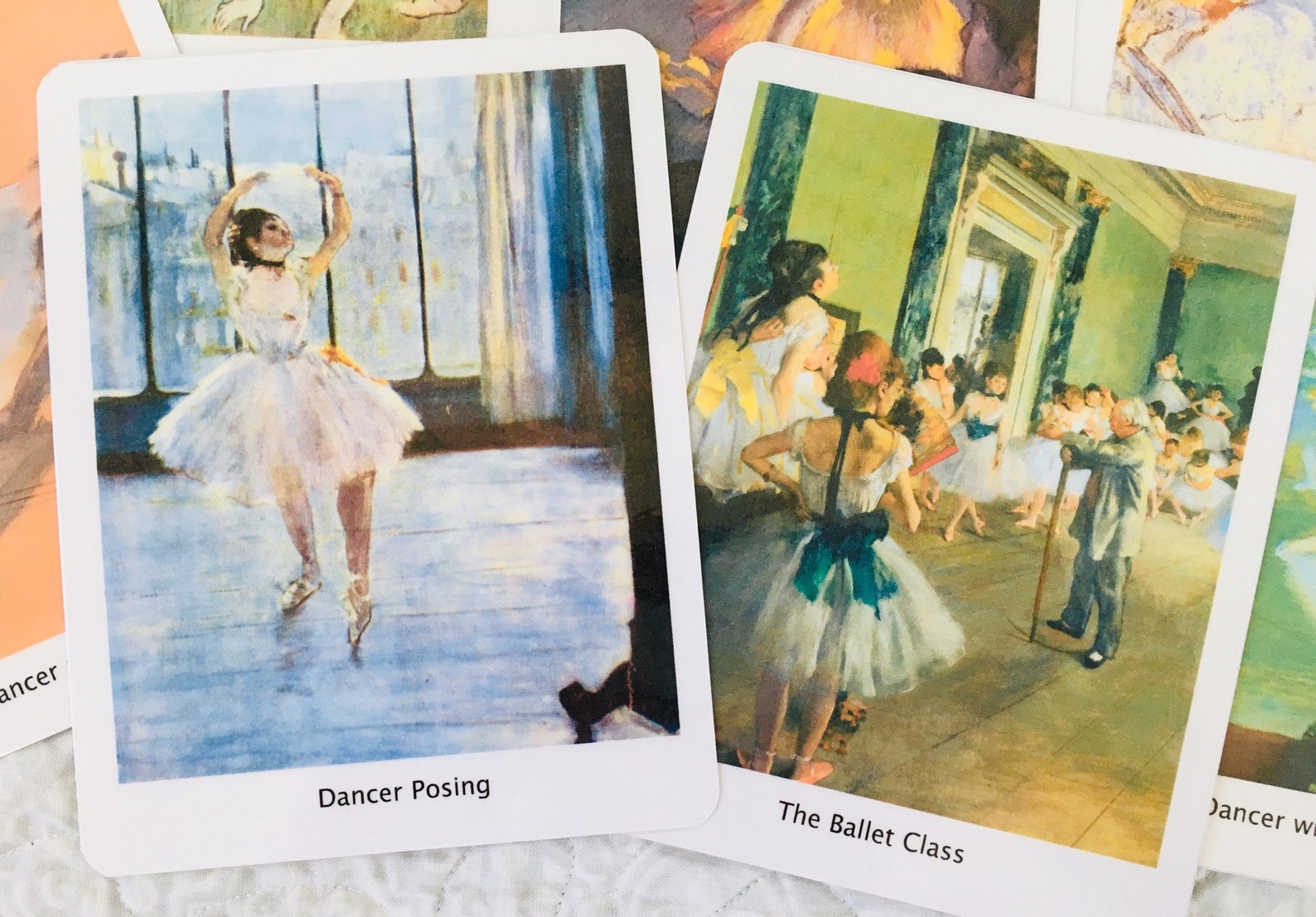 Degas Ballerina Flashcards Digital Download - Etsy