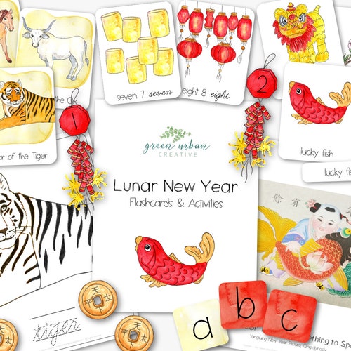 Chinese New Year Learning Pack Lunar New Year Activities - Etsy
