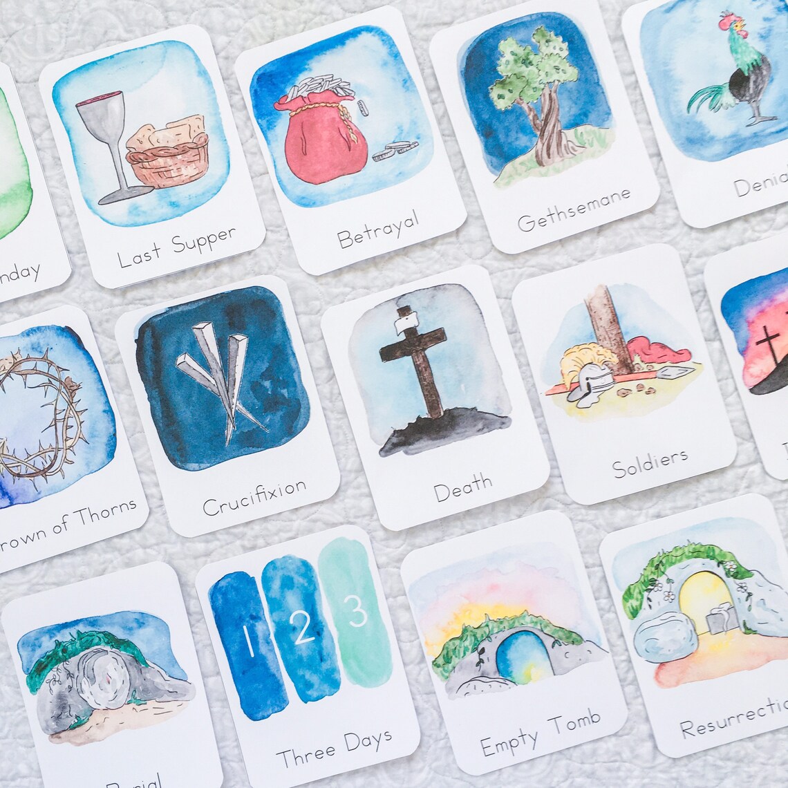 Easter Story Cards - Etsy