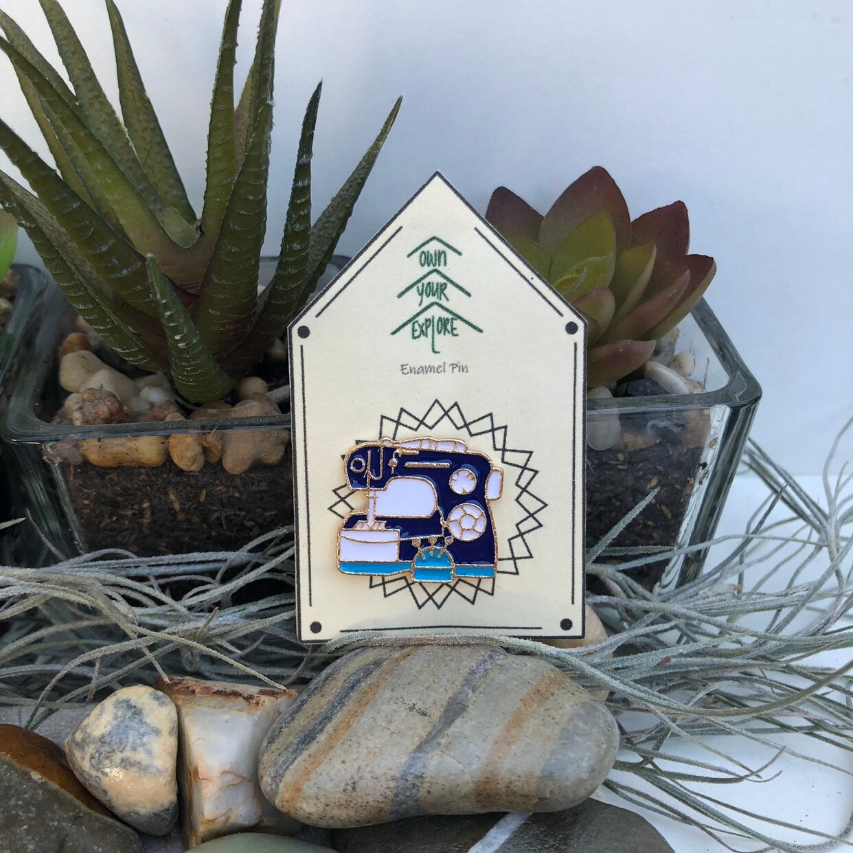 Sewing Machine Pin Hard Enamel Pin Cute Crafty Sewing Pin - Etsy