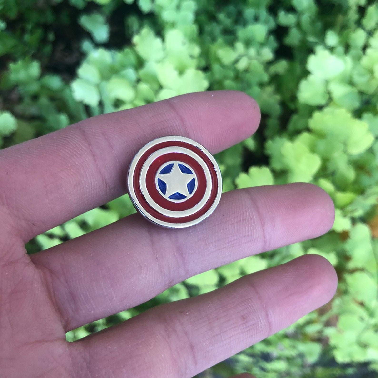 Captain America Shield Pin | Etsy