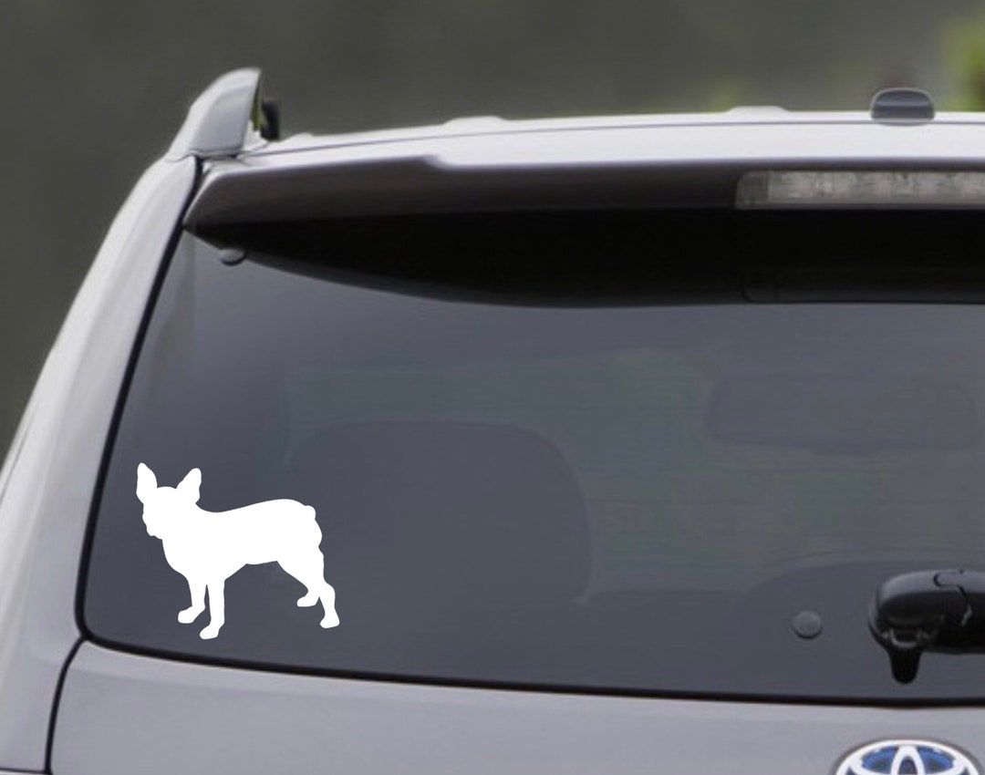 French Bulldog Car Window Sticker, Vinyl Sticker - Etsy