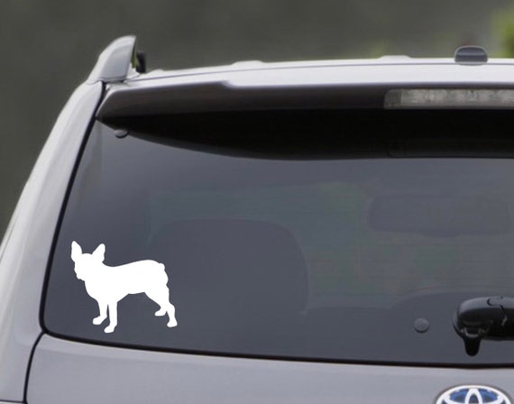 French Bulldog Car Window Sticker Vinyl Sticker - Etsy