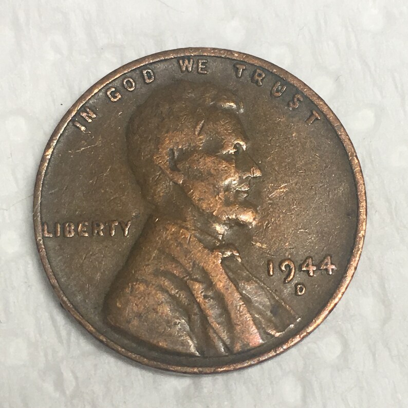 1944 D Lincoln Wheat Penny One Cent Etsy 1944 D Lincoln Wheat Penny One Cent Etsy