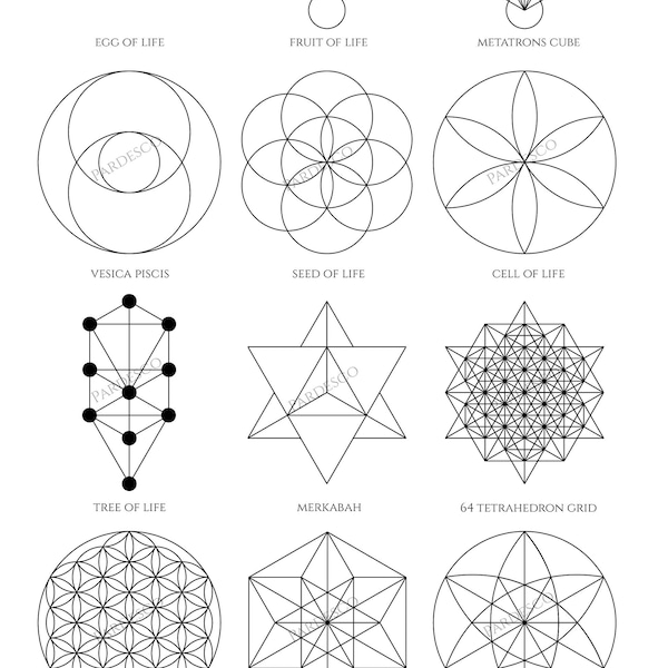Sacred Geometry Art - Etsy