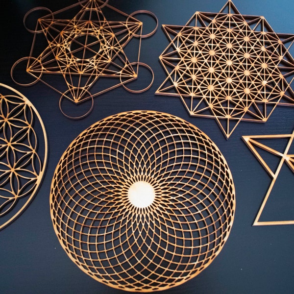 Sacred Geometry Wall Art - Etsy