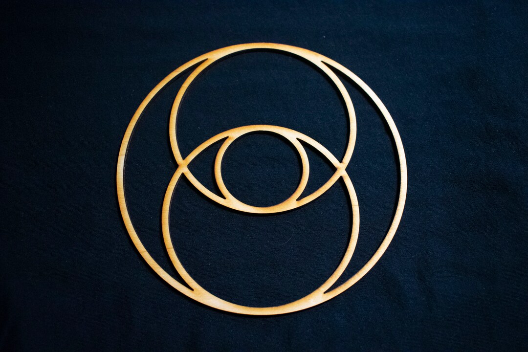Vesica Piscis Wall Art Sacred Geometry Geometric Artwork - Etsy
