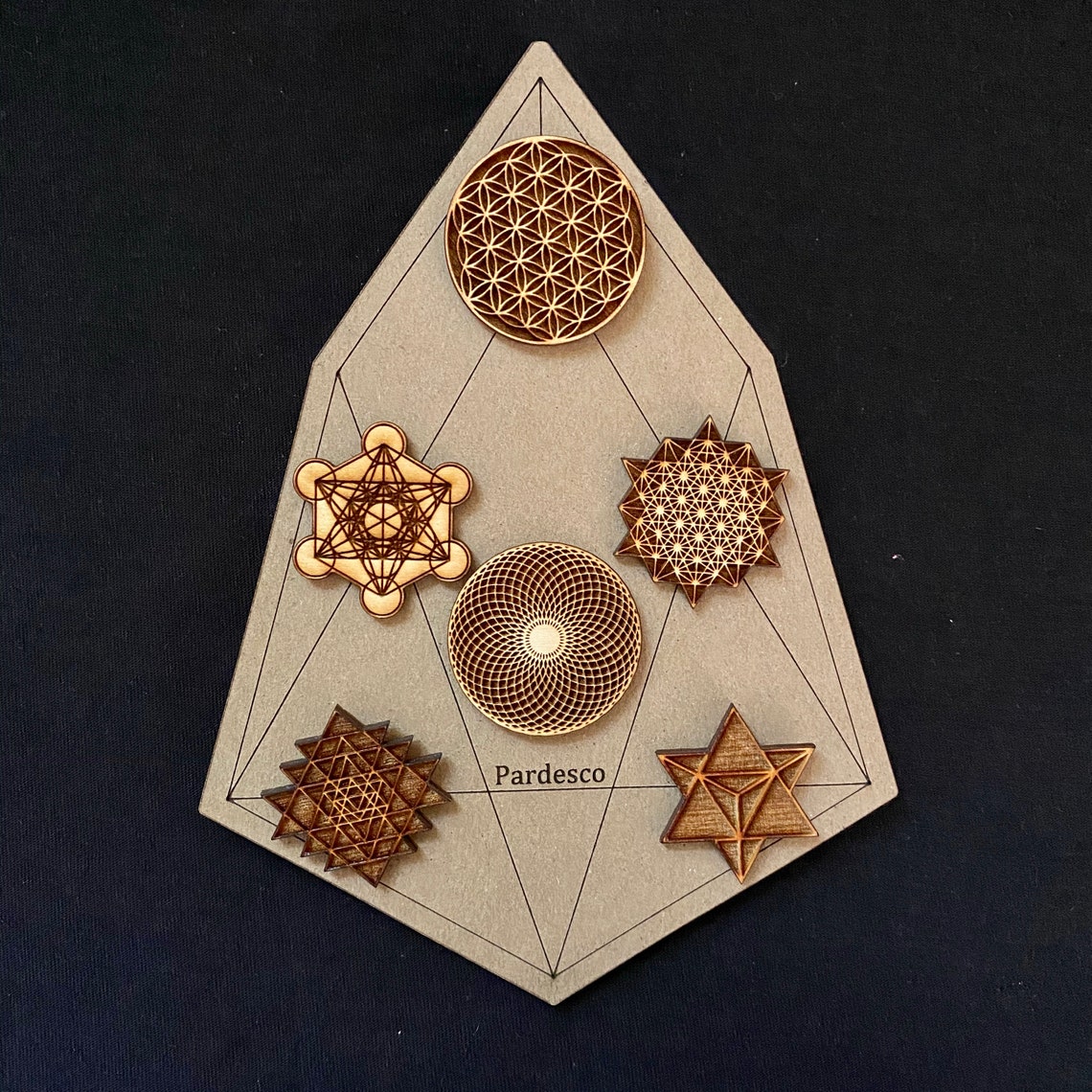 Sacred Geometry Pins Sacred Geometry Hat Pins Flower of Life - Etsy