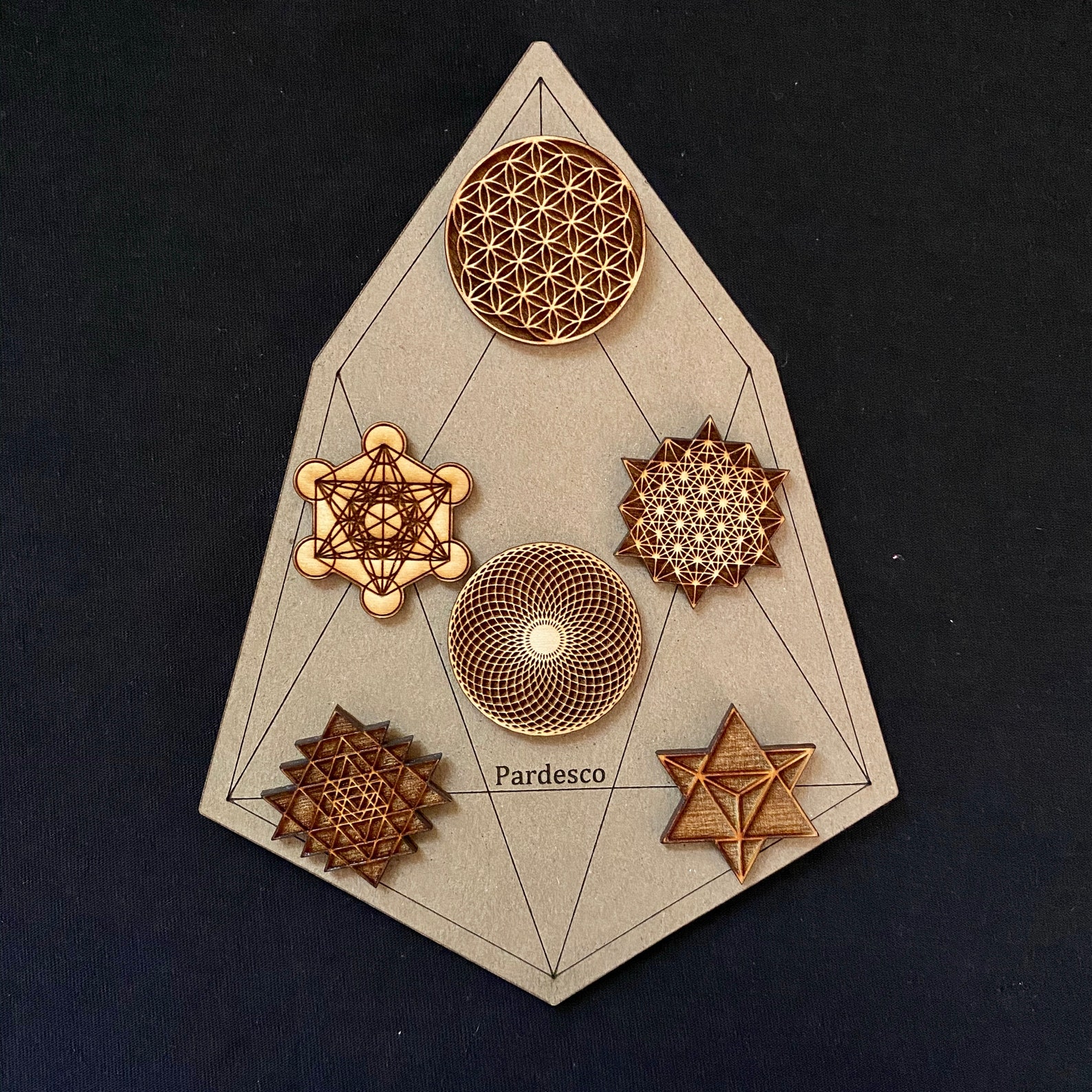 Sacred Geometry Pins Sacred Geometry Hat Pins Flower of Life - Etsy