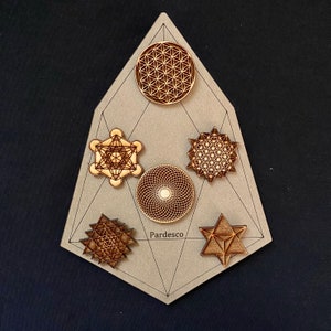 Sacred Geometry Pins, Sacred Geometry Hat Pins, Flower of Life Pin ...