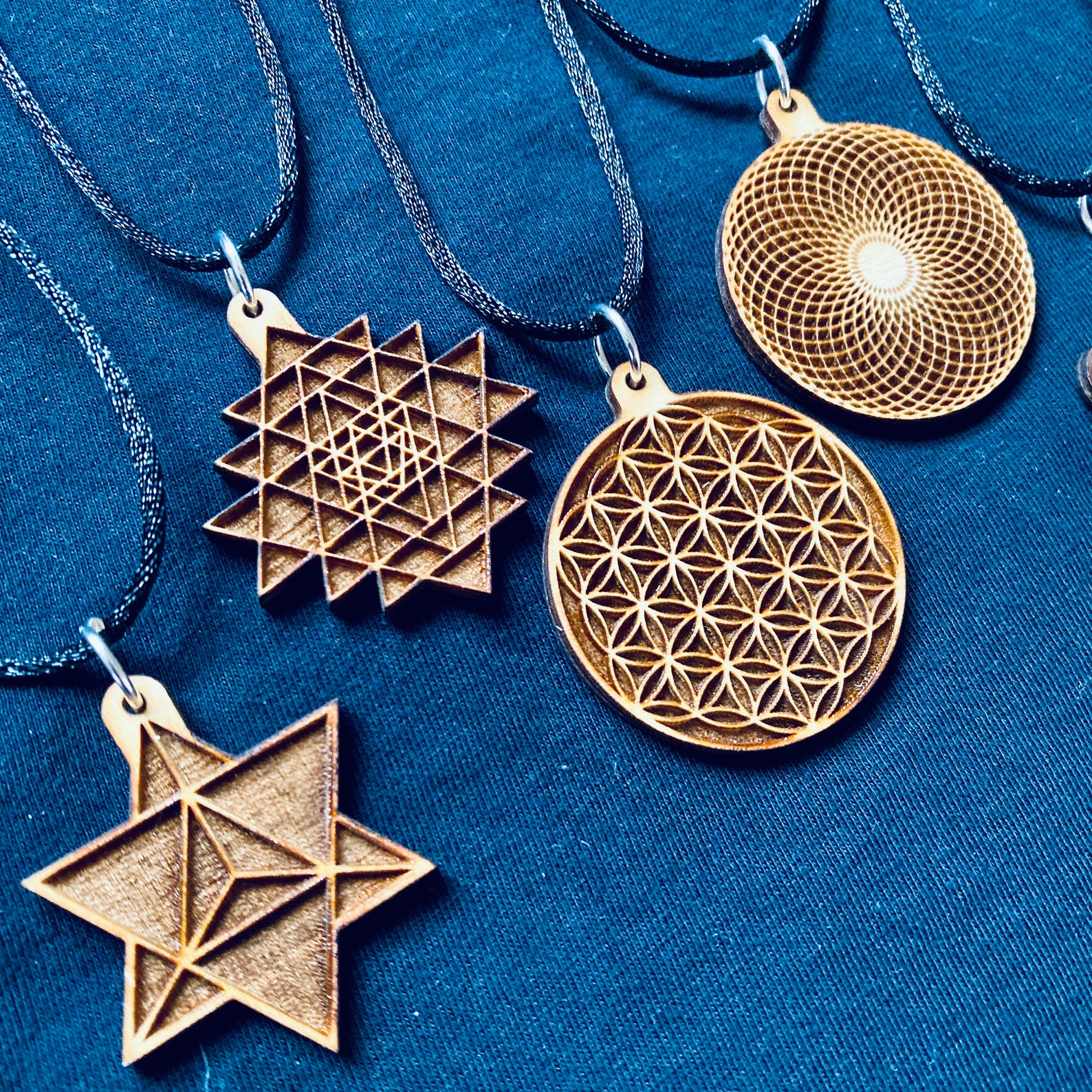 Sacred Geometry Necklaces, Geometric Pendants, Meditation Pendant ...