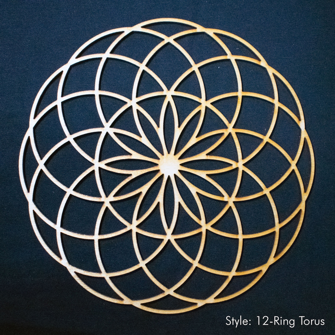 Sacred Geometry Wall Art Torus Asanoha Pattern Torus - Etsy