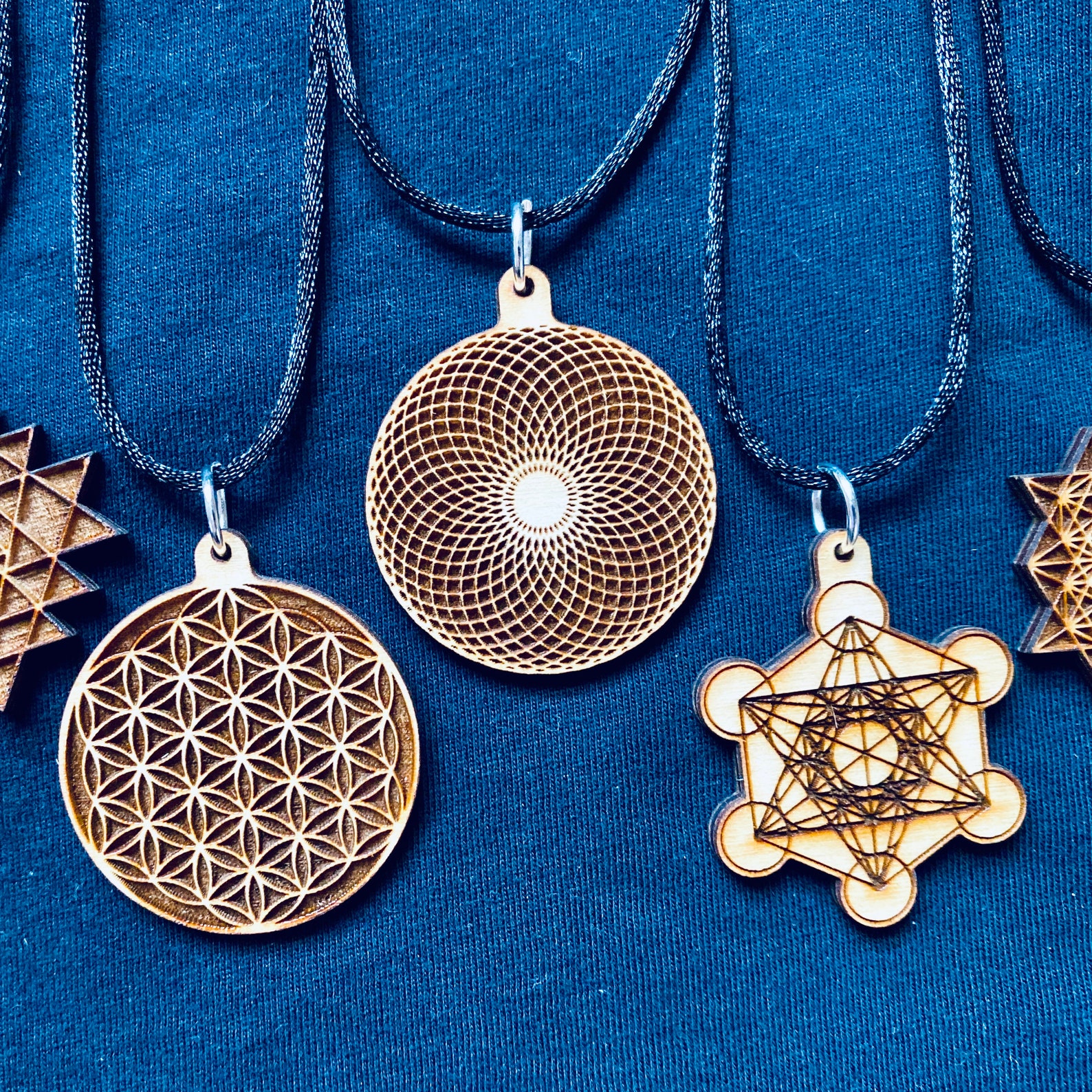 Sacred Geometry Necklaces, Geometric Pendants, Meditation Pendant ...